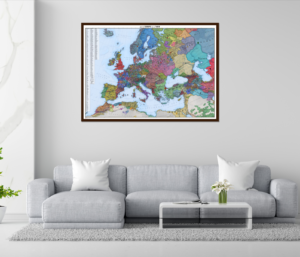 Europe 1444 History Map